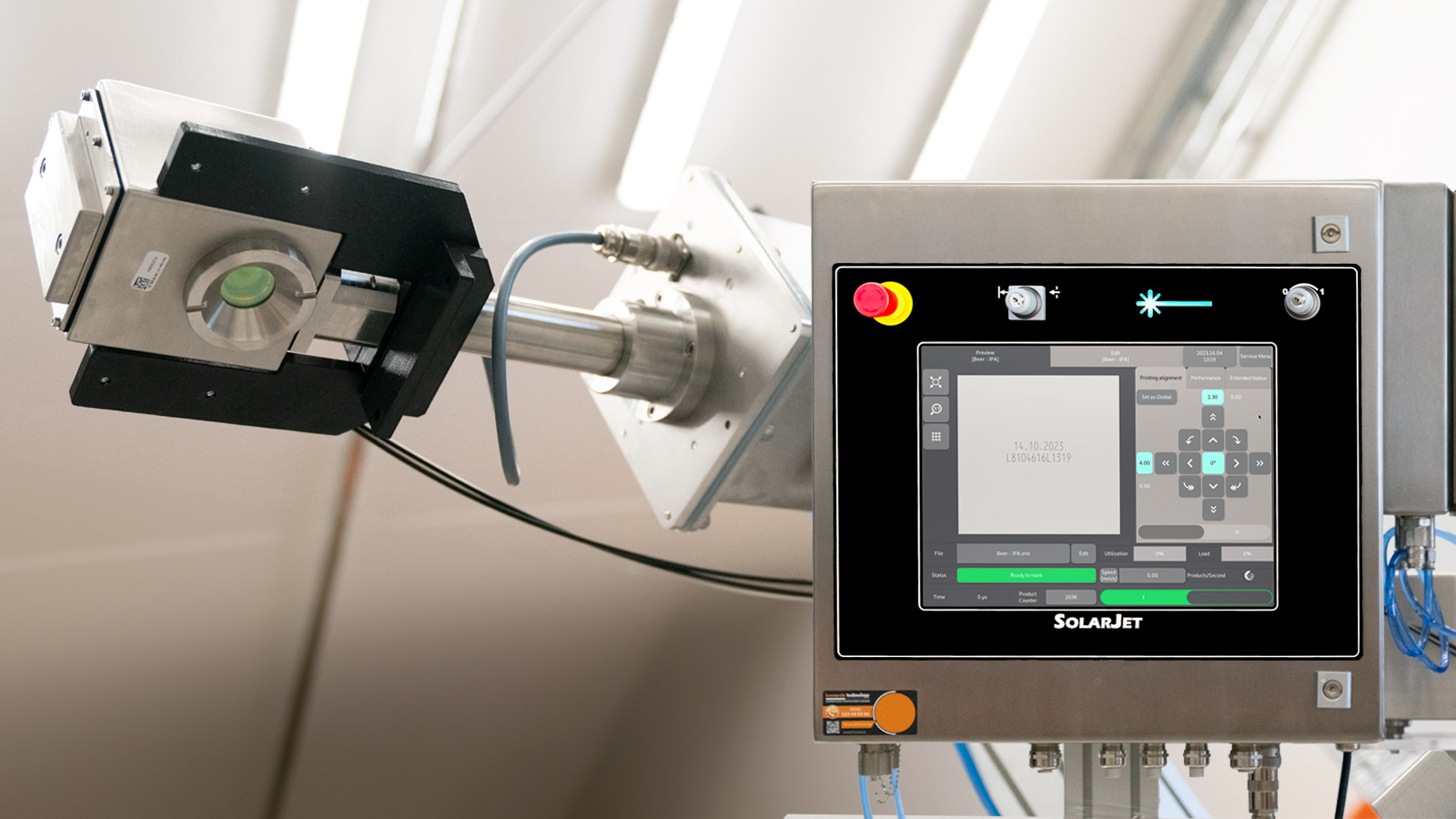 Průmyslové značení produktů CO2 lasery Solaris - Značení laserem od ...